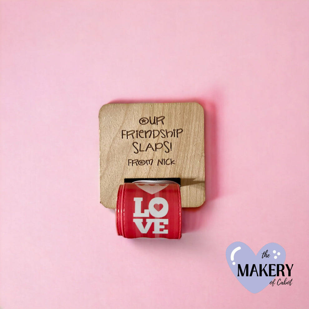 Slap Bracelet Valentine Favors – The Makery of Cabot